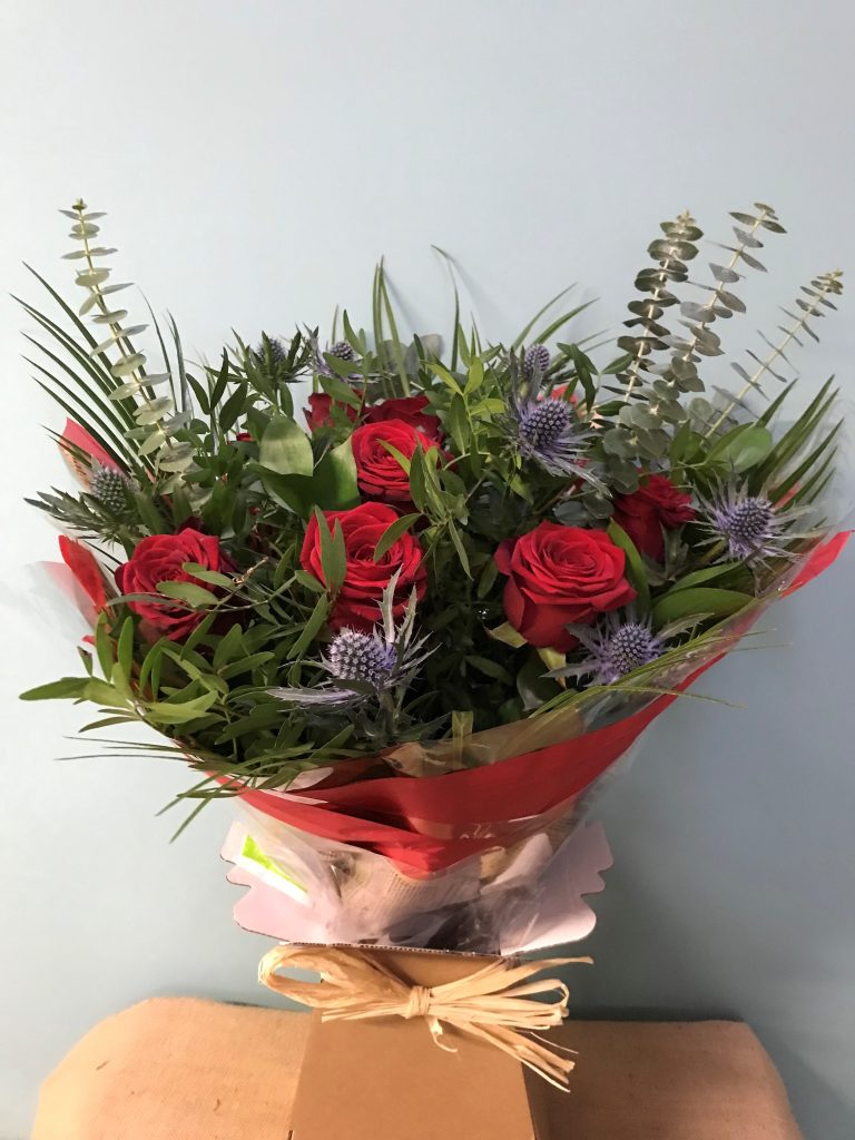 12 Luxury Red Roses • Woodside Flowers