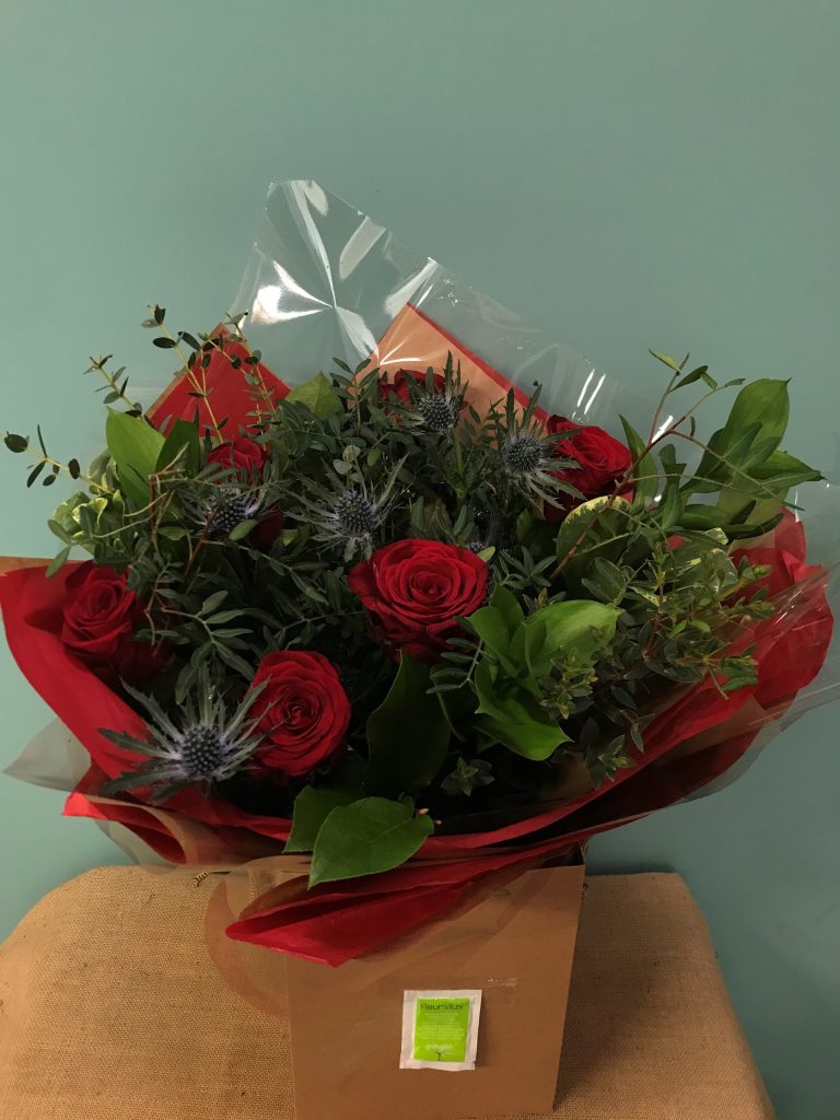 6 Luxury Red Roses • Woodside Flowers